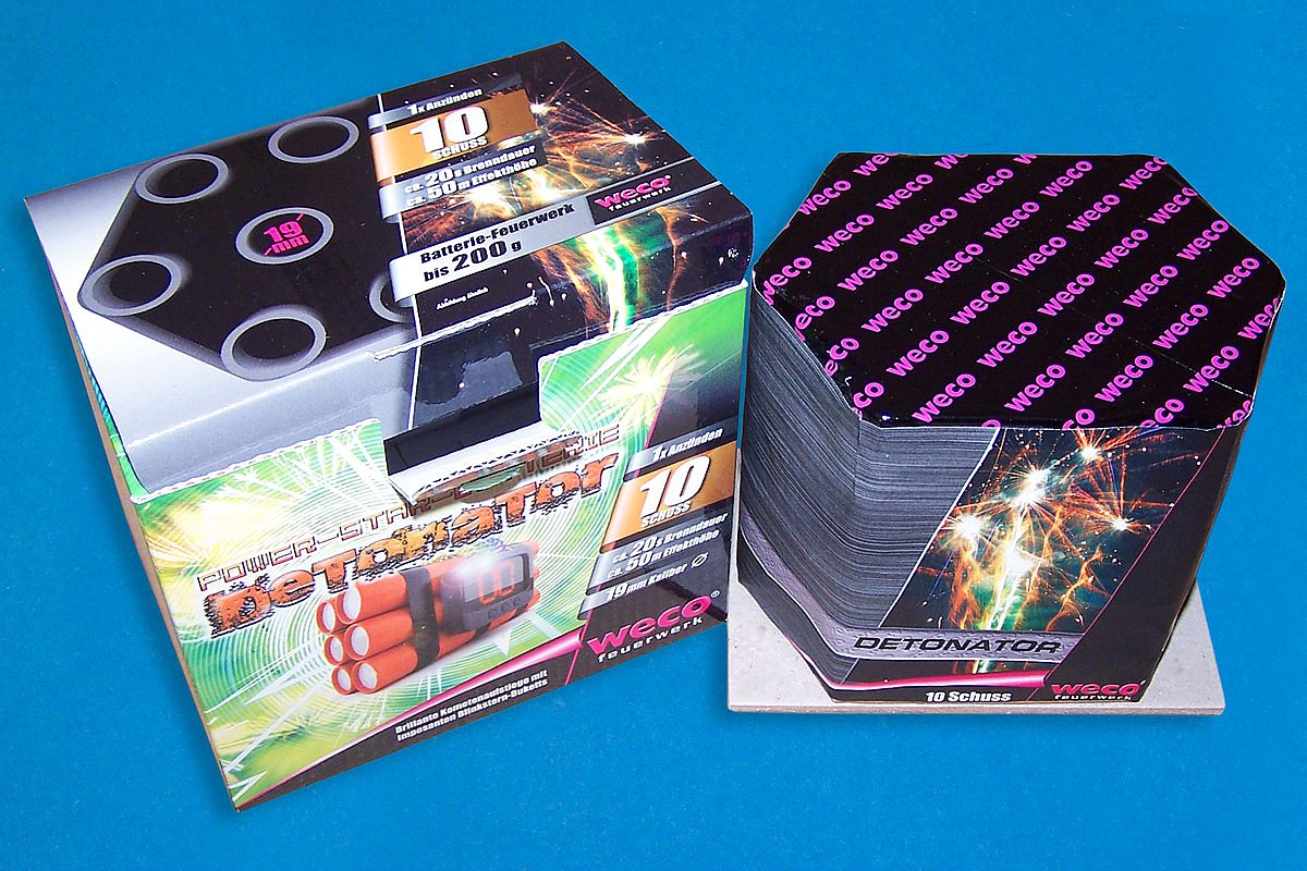 Weco Detonator / Decathlon Think Pink! - Feuerwerksvitrine