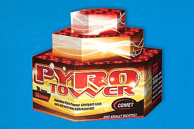 Pyro Tower - Feuerwerksvitrine