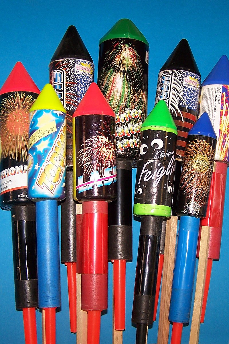 Weco Raketen Pool - Feuerwerksvitrine