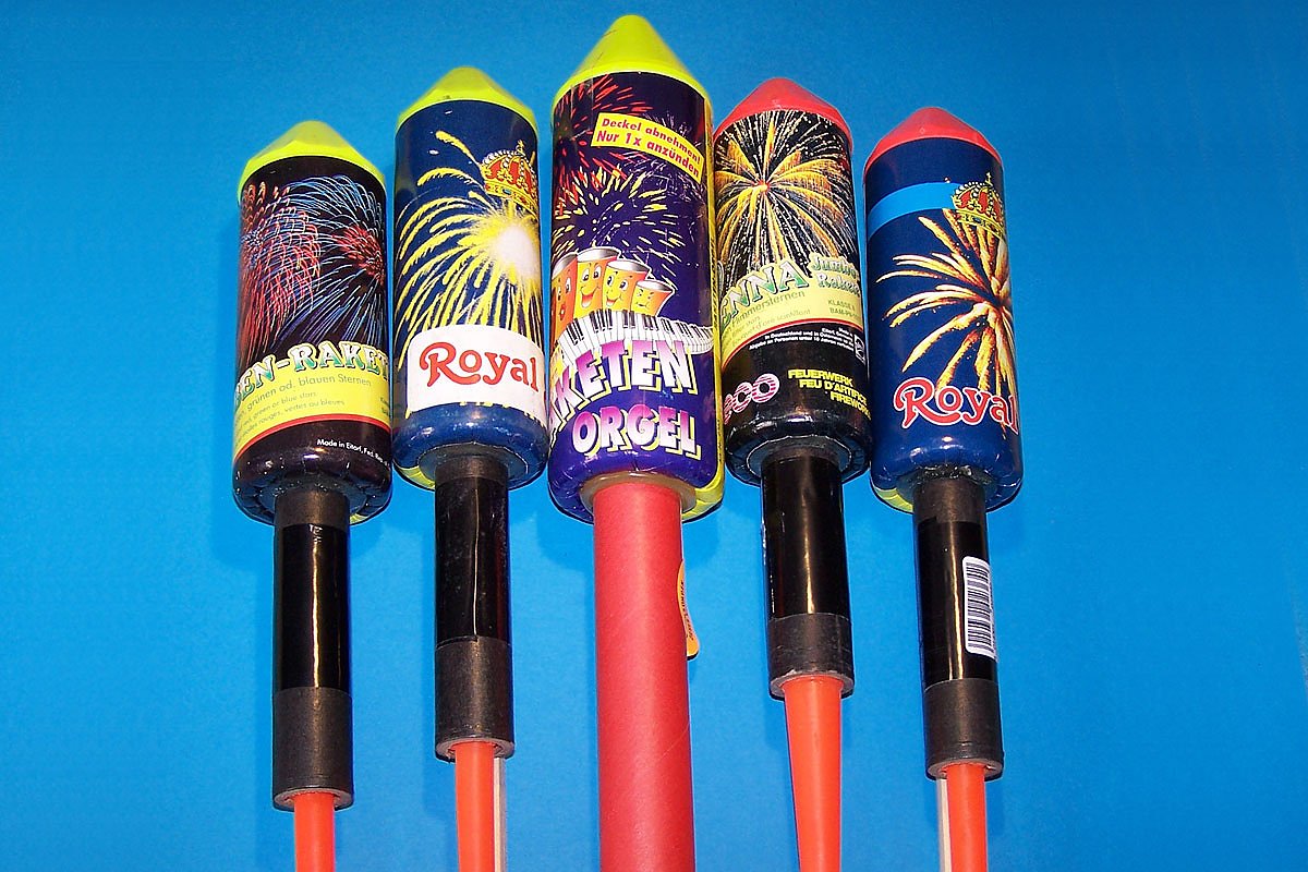 Weco Groß-Raketen Pool - Feuerwerksvitrine