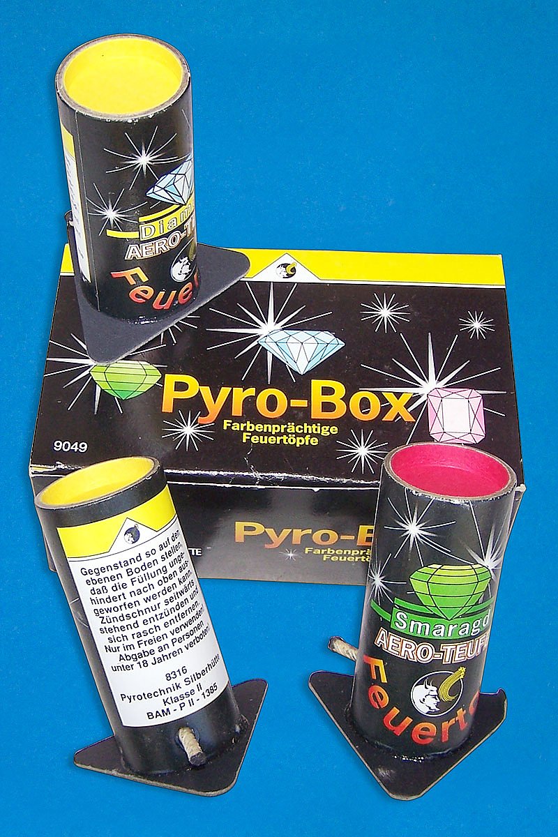 Silberhütte Pyrobox - Feuerwerksvitrine