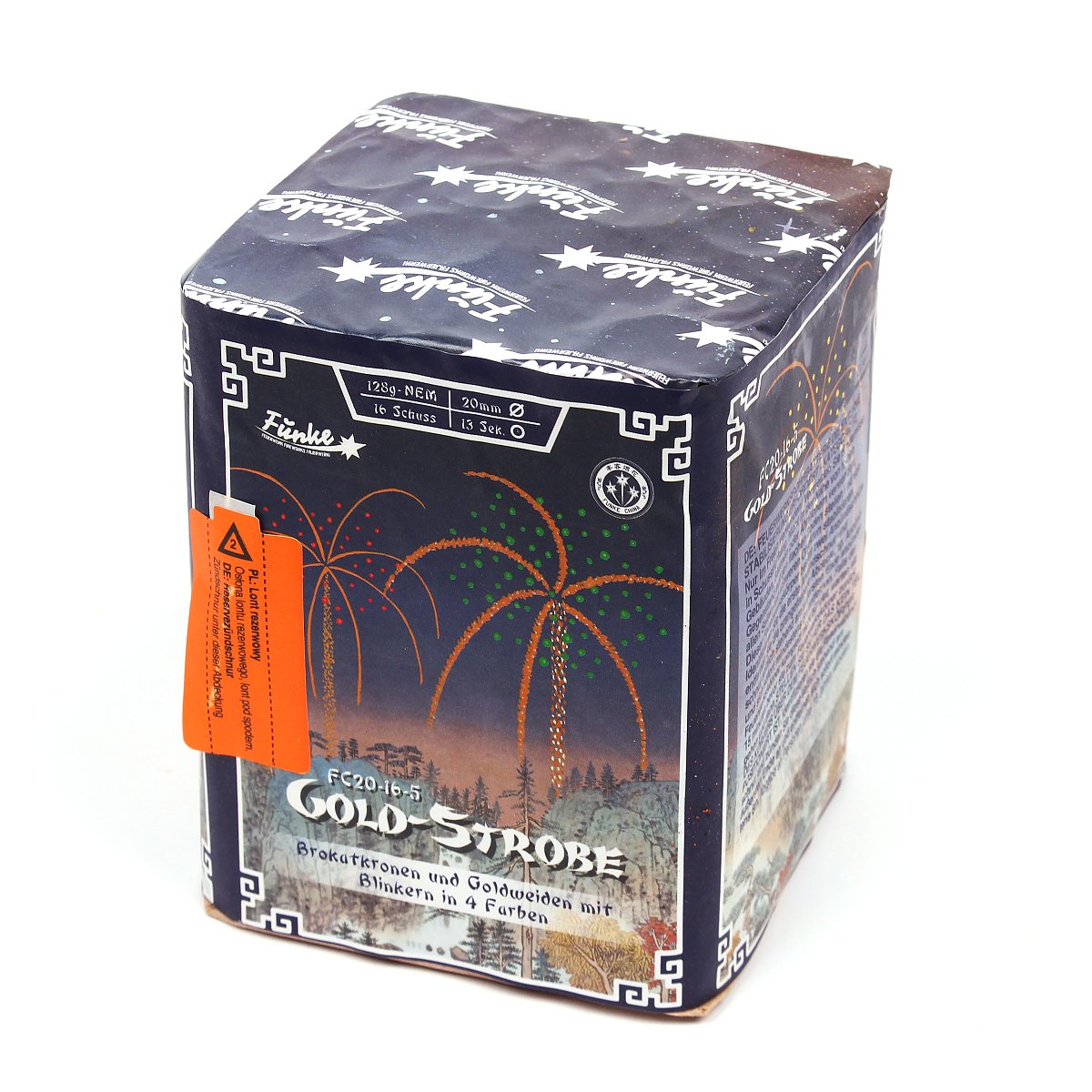 Funke Gold Strobe - Feuerwerksvitrine