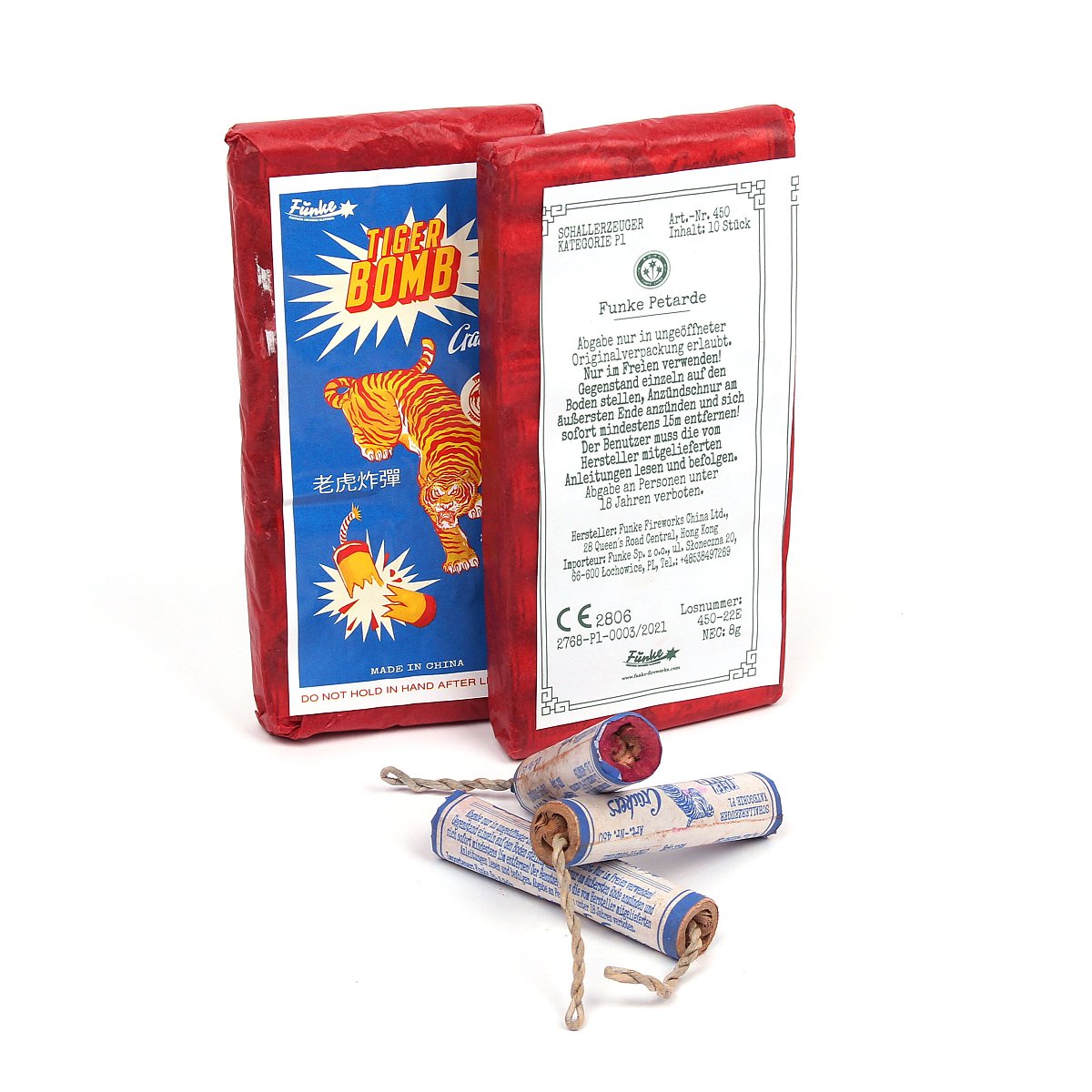 Funke Tiger Bomb Petarde Schinken - Feuerwerksvitrine