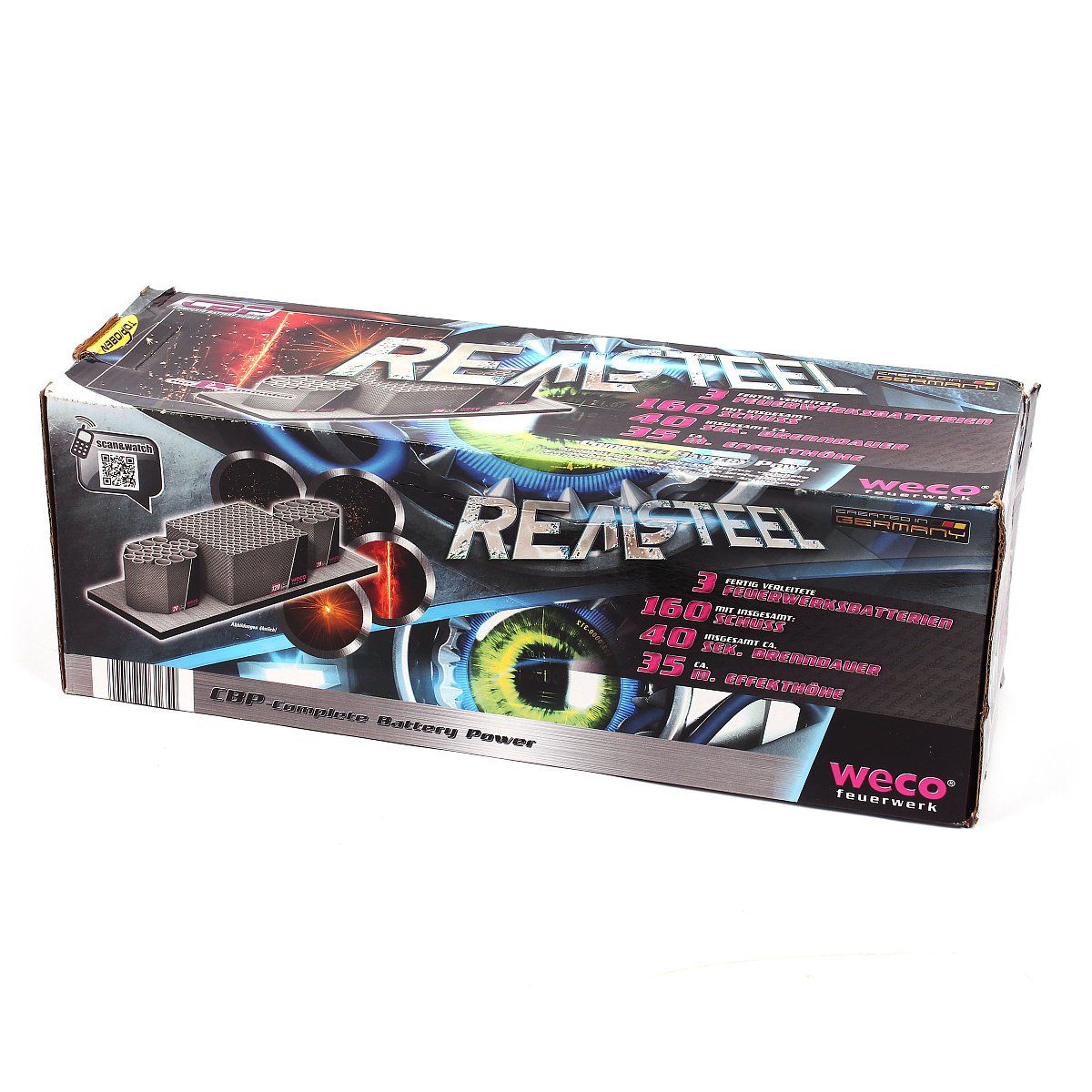 Weco Nitro Box / Realsteel Verbundfeuerwerk - Feuerwerksvitrine