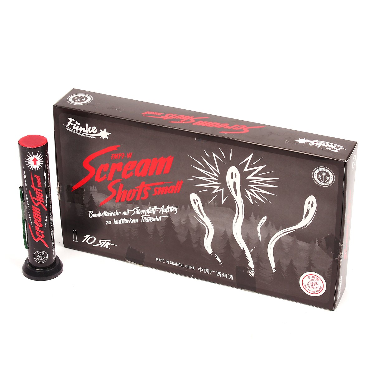 Funke Scream Shots small Charge 2025 1.3G Abholer - Feuerwerksvitrine