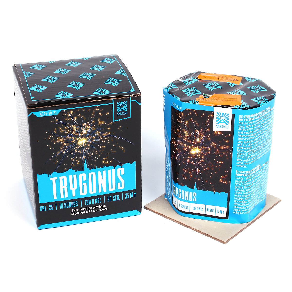 Argento Trygonus - Feuerwerksvitrine