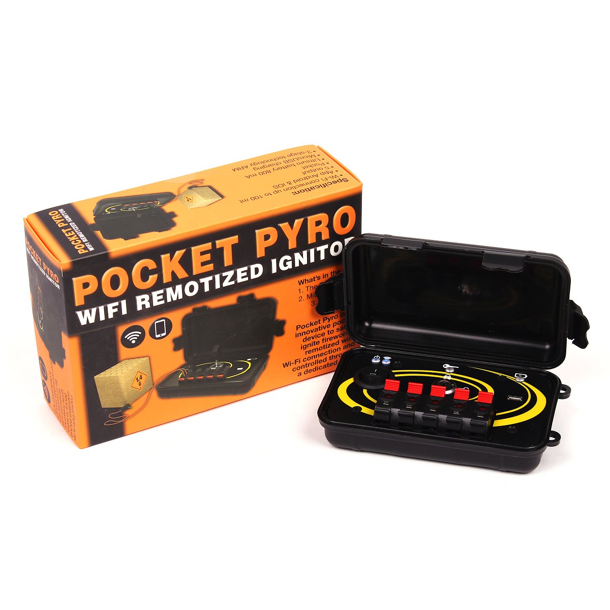 Pocket Pyro 5-Kanal WIFI Zündanlage - Feuerwerksvitrine