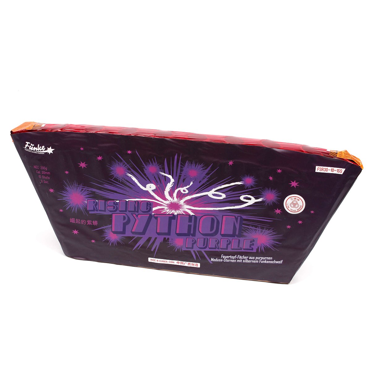 Funke Rising Python Purple Fächerrow - Feuerwerksvitrine