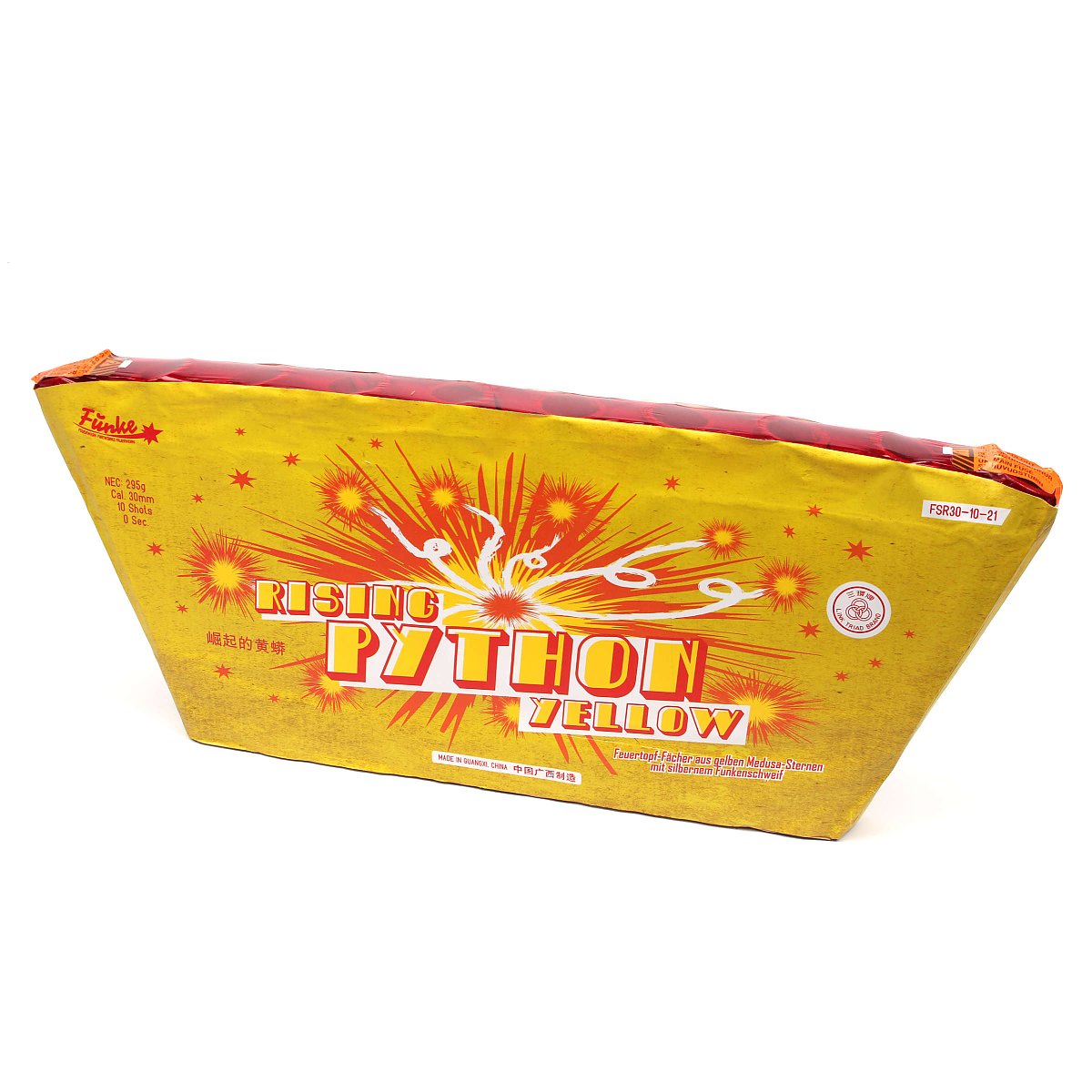 Funke Rising Python Yellow Fächerrow - Feuerwerksvitrine
