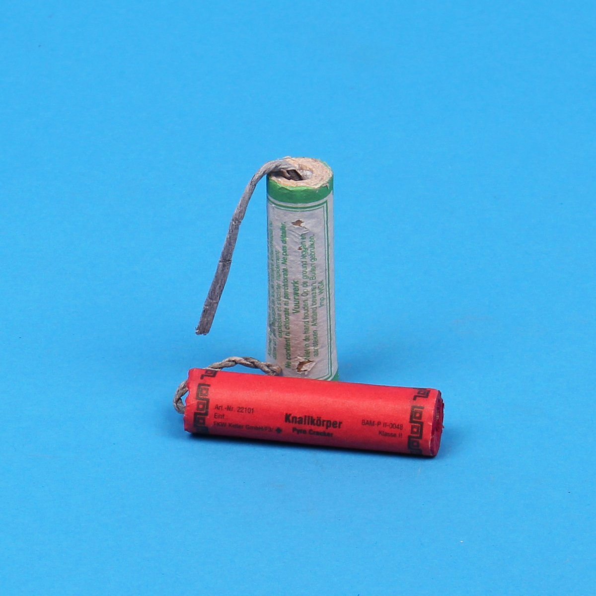 F.K.W. Keller besondere Pyro Cracker gr. Lunte - Feuerwerksvitrine