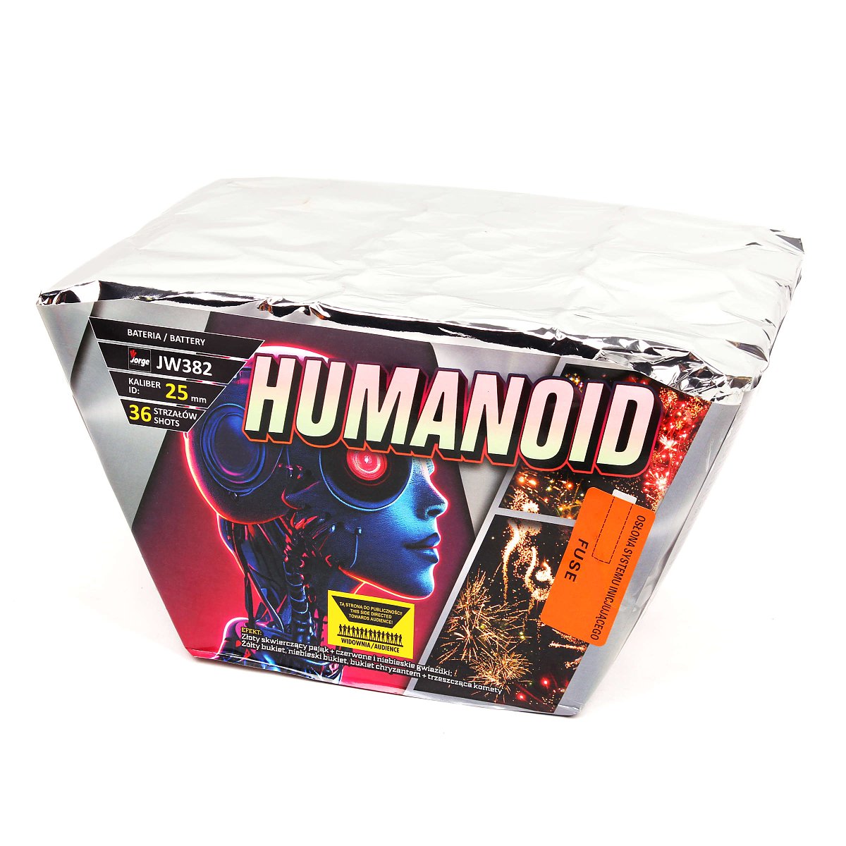 Jorge JW382 Humanoid Batterie - Feuerwerksvitrine