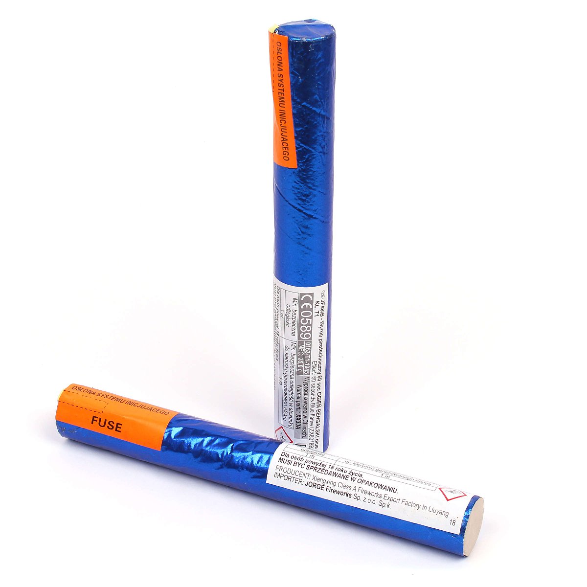 Jorge JF48 Flare Blue T1 einzeln - Feuerwerksvitrine