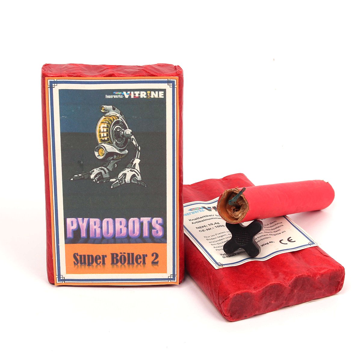 Feuerwerksvitrine Pyrobots Super Böller 2 XP - Feuerwerksvitrine
