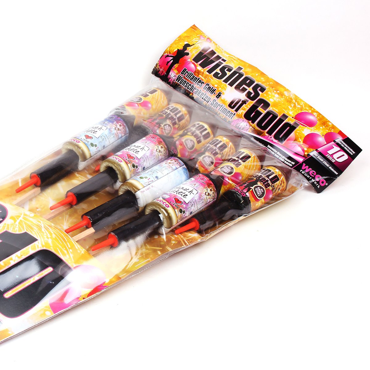 Weco Wishes of Gold - Feuerwerksvitrine