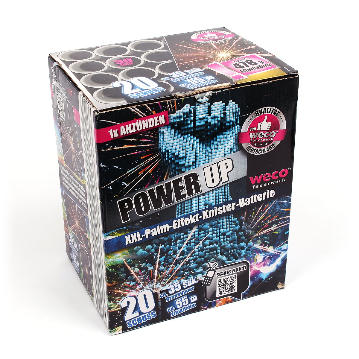 Weco Power UP - Feuerwerksvitrine