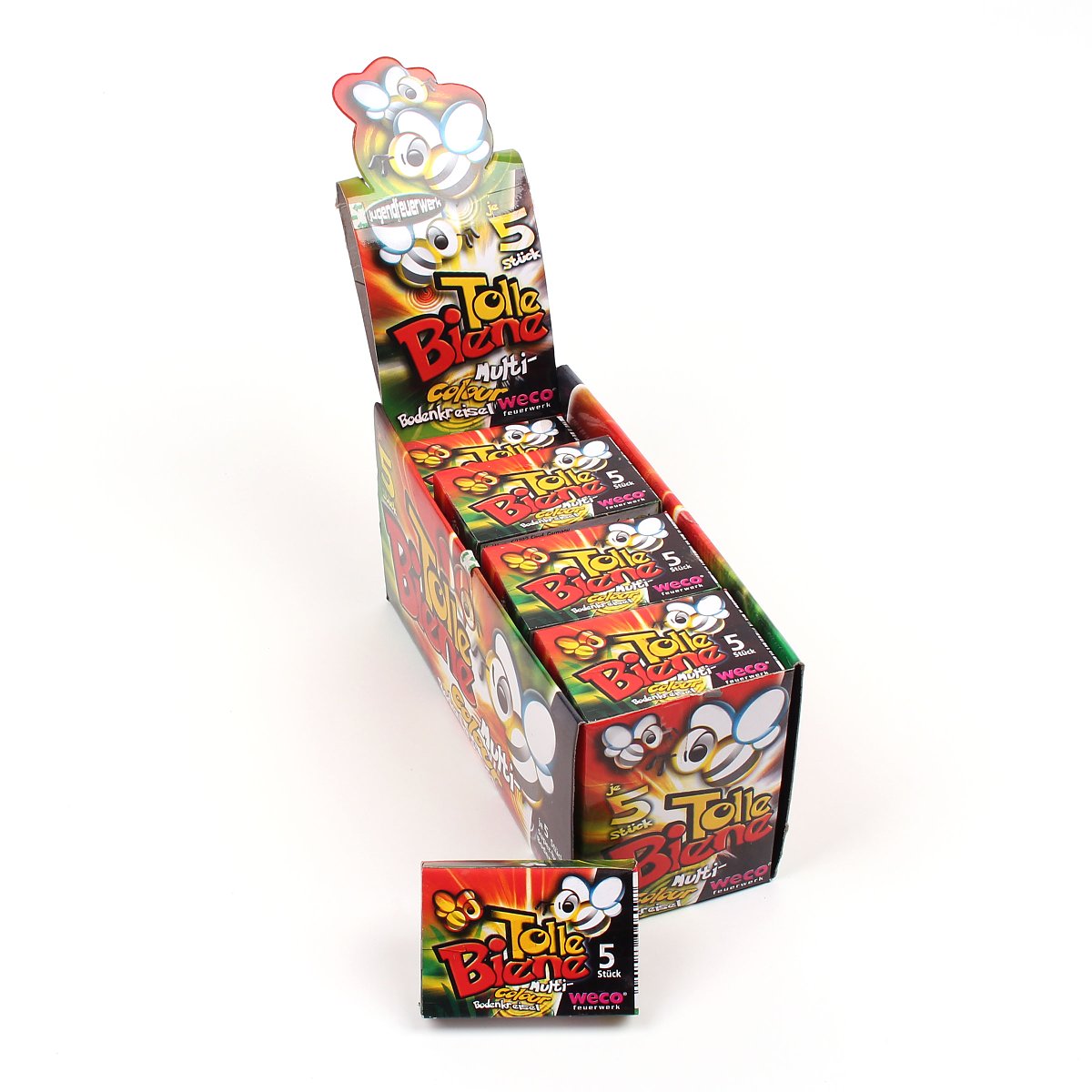 Weco Tolle Biene altes VPI - Feuerwerksvitrine