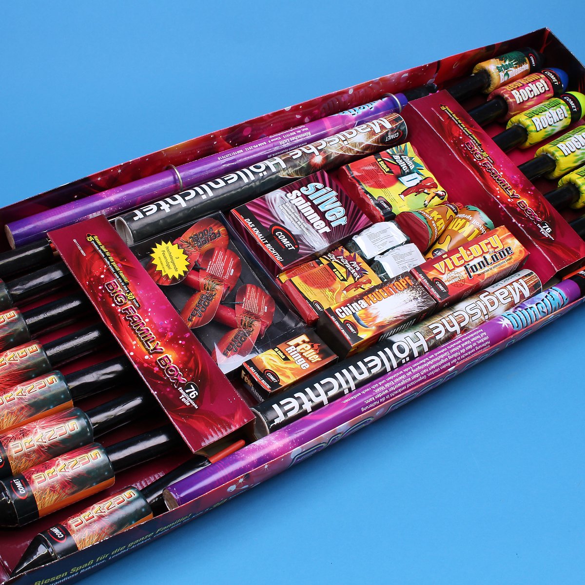 Comet Big Family Box - Feuerwerksvitrine