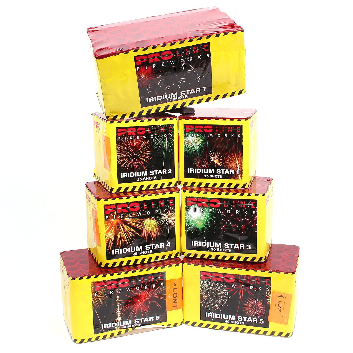 Weco GBV Proline Batterie Sortiment Iridium Star - Feuerwerksvitrine