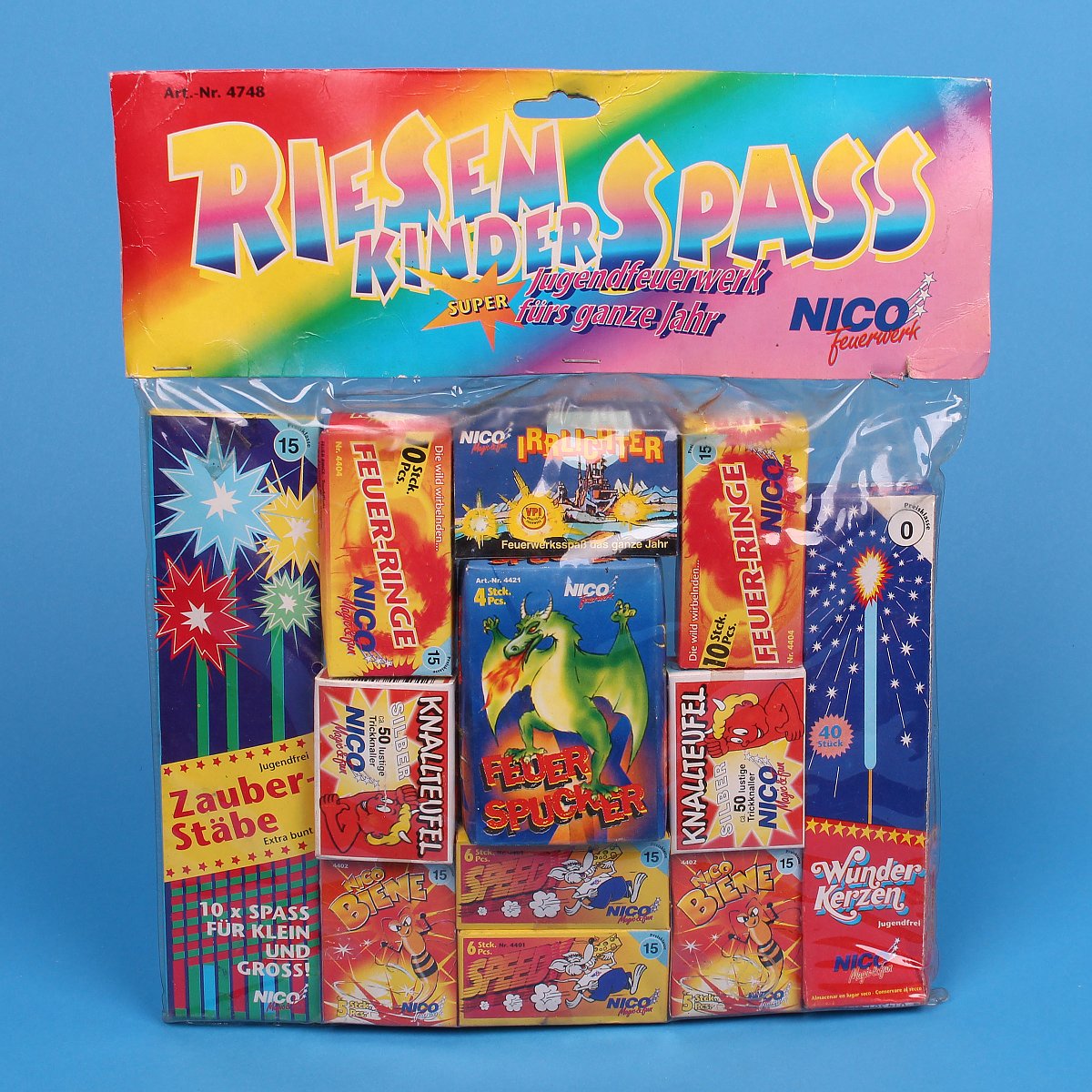 Nico Riesen Kinder Spass Sortiment - Feuerwerksvitrine