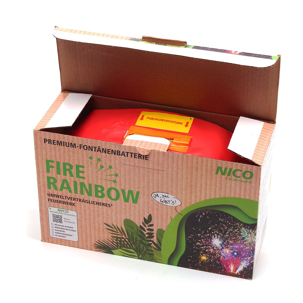 Nico Green Line Fire Rainbow Aldi - Feuerwerksvitrine
