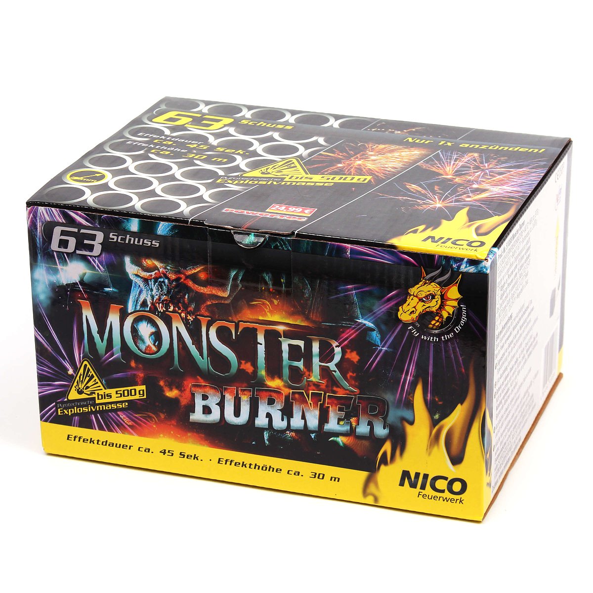 Nico Norma Monster Burner XXL Fächerbatterie - Feuerwerksvitrine