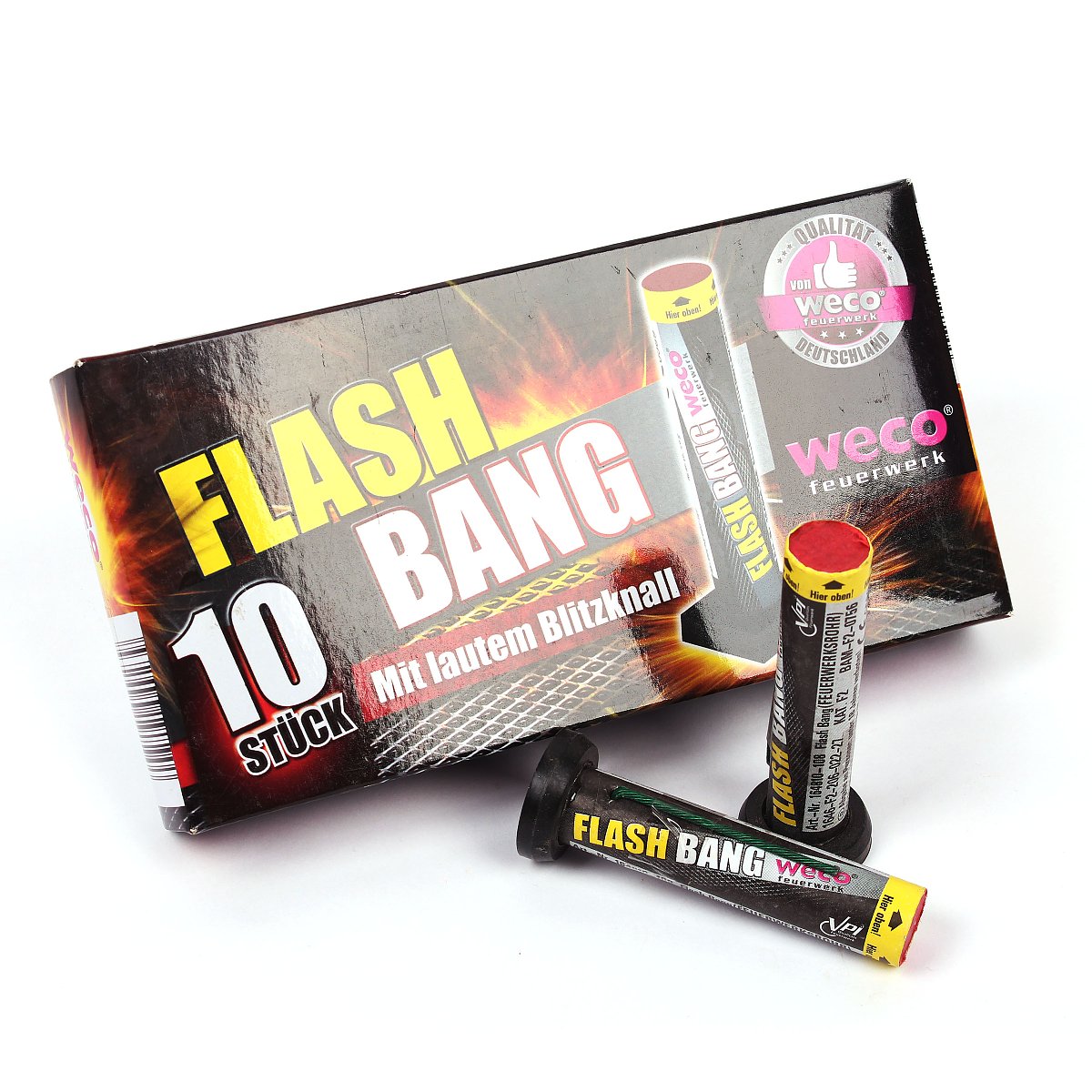 Weco Flash Bang Lidl - Feuerwerksvitrine