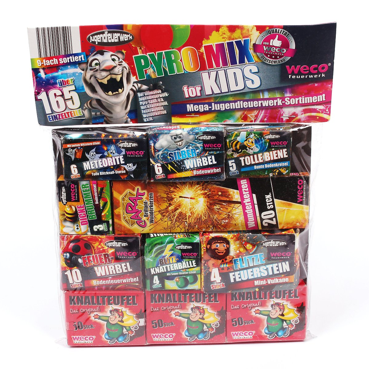 Weco Pyromix for Kids - Feuerwerksvitrine