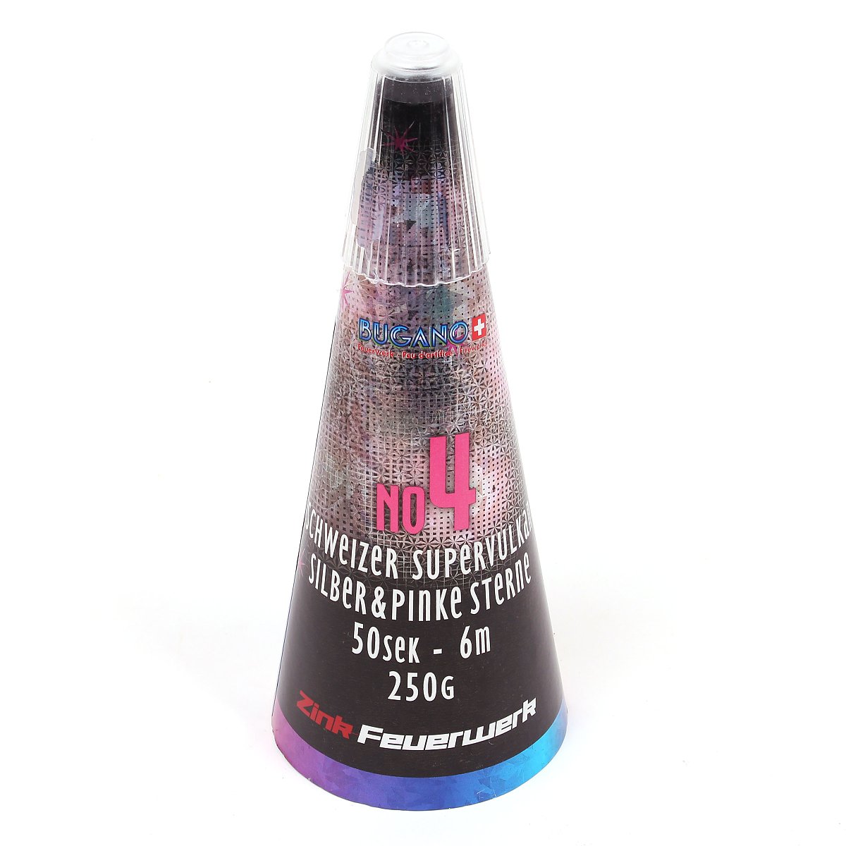 Zink Schweizer Supervulkan No. 4 - Feuerwerksvitrine