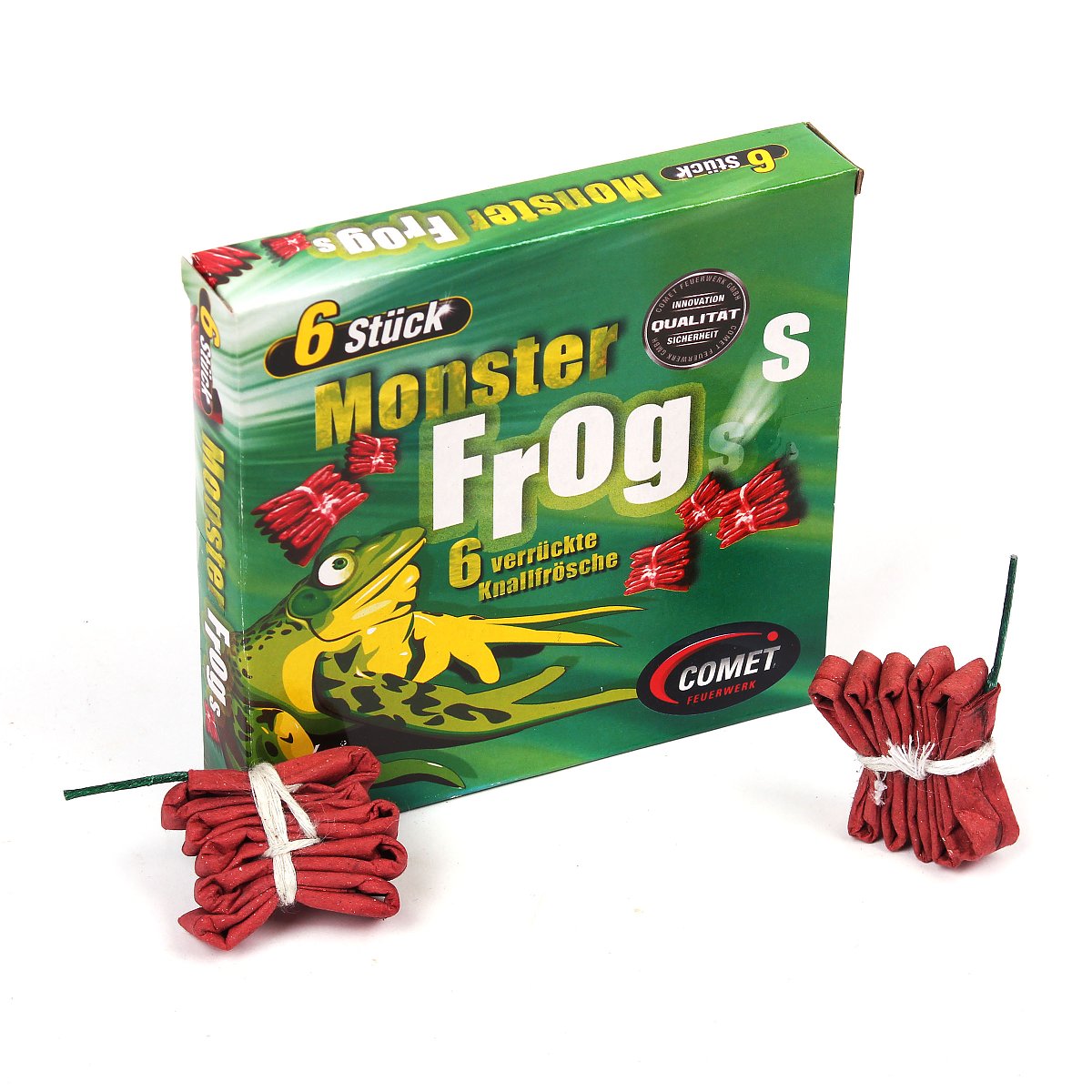 Comet Monster Frogs 6er rote Frösche - Feuerwerksvitrine