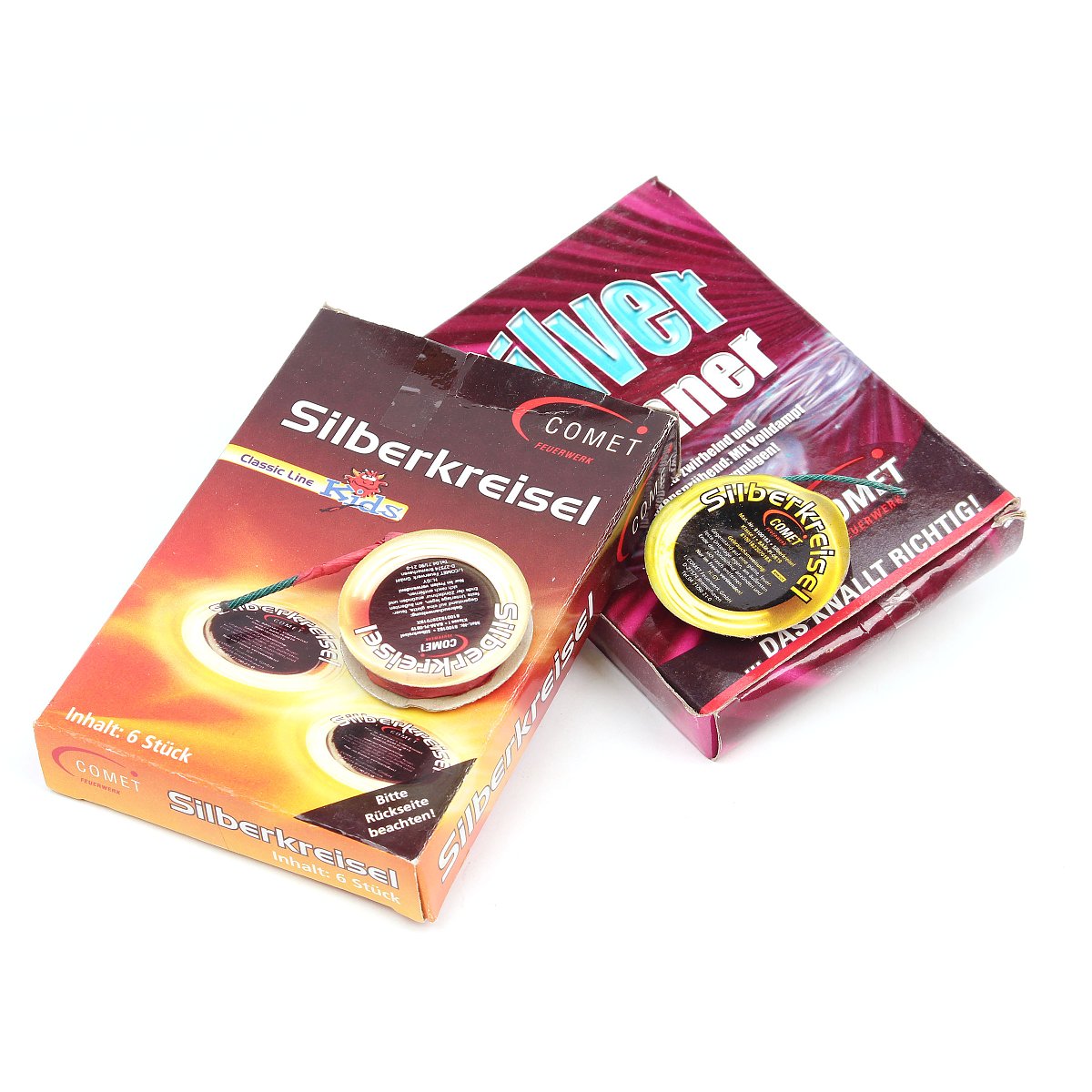 Comet Silberkeisel Groß aktuell F1 - Feuerwerksvitrine