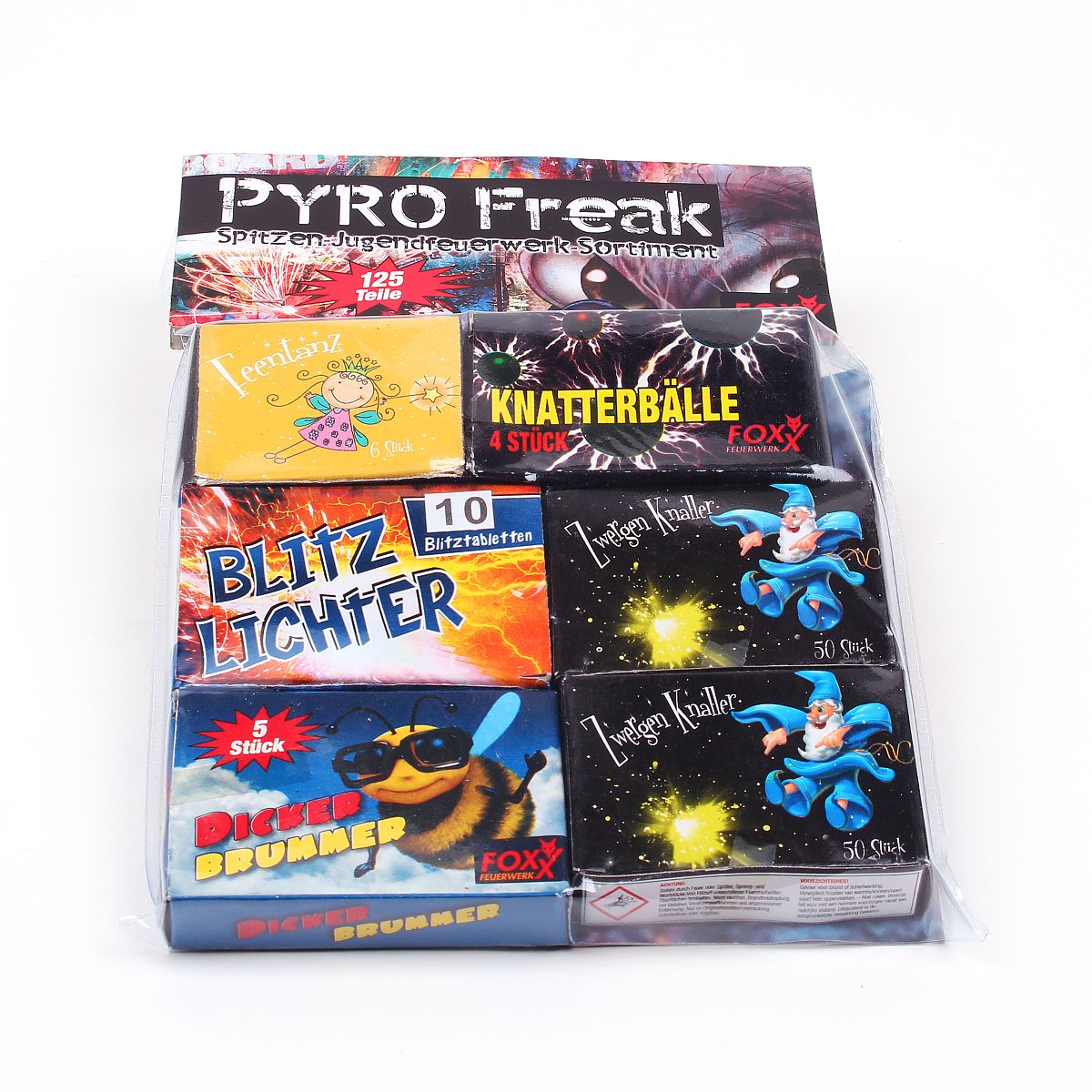 Foxx Pyro Freak Sortimente - Feuerwerksvitrine
