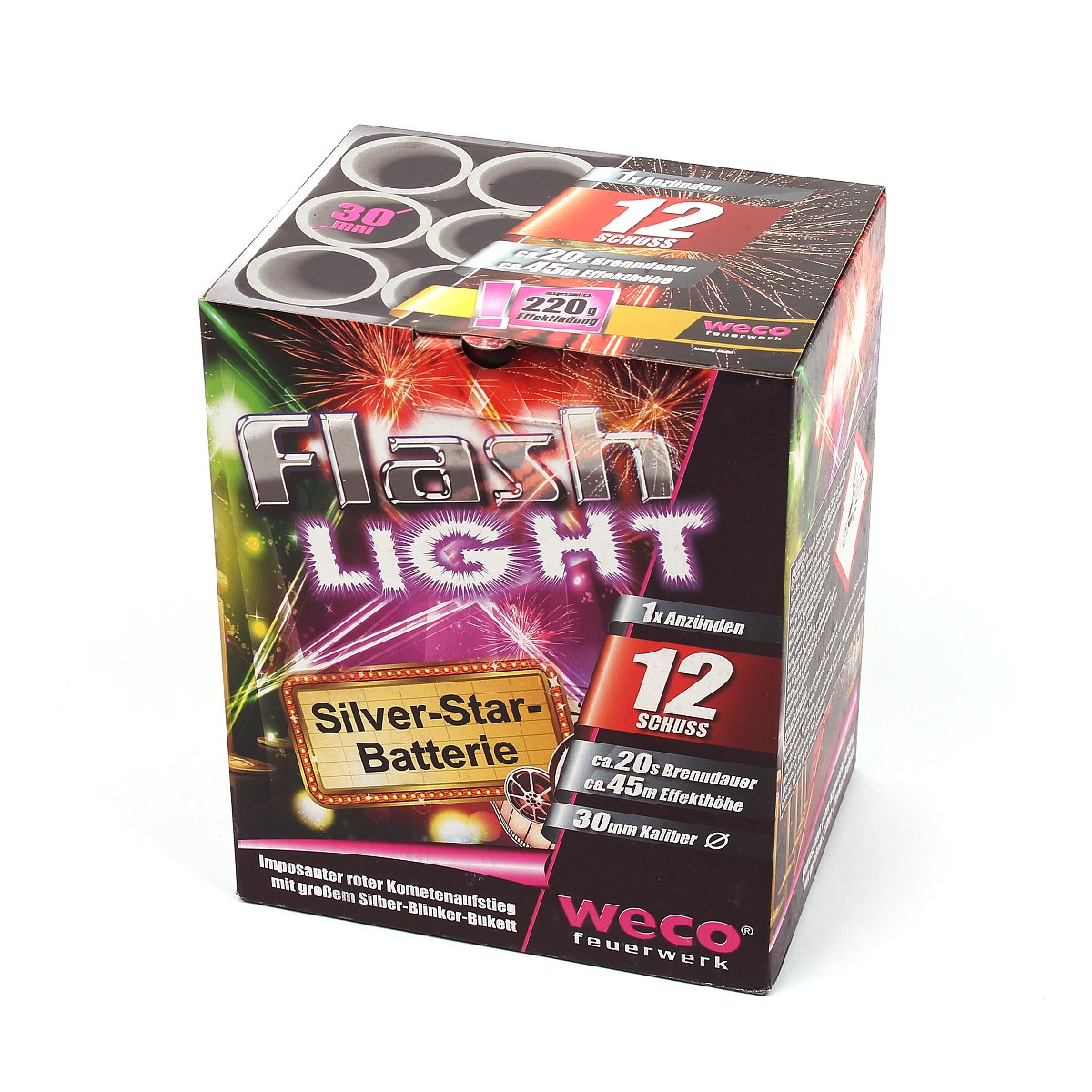 Weco Flash Light - Feuerwerksvitrine