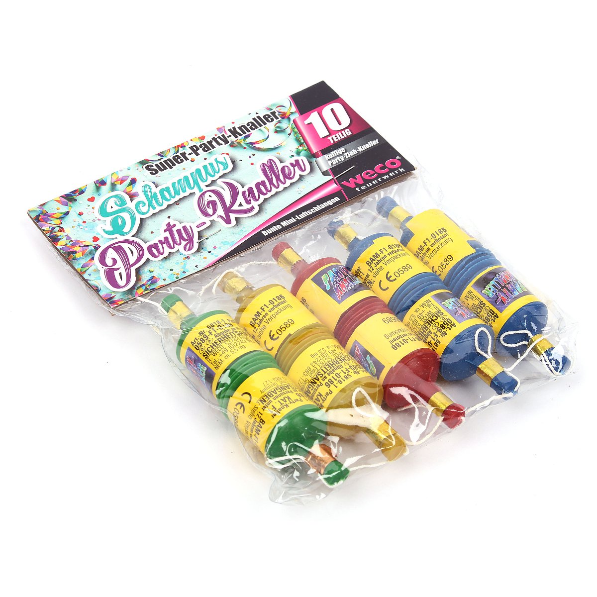 Party Popper 10er Tüte - Feuerwerksvitrine