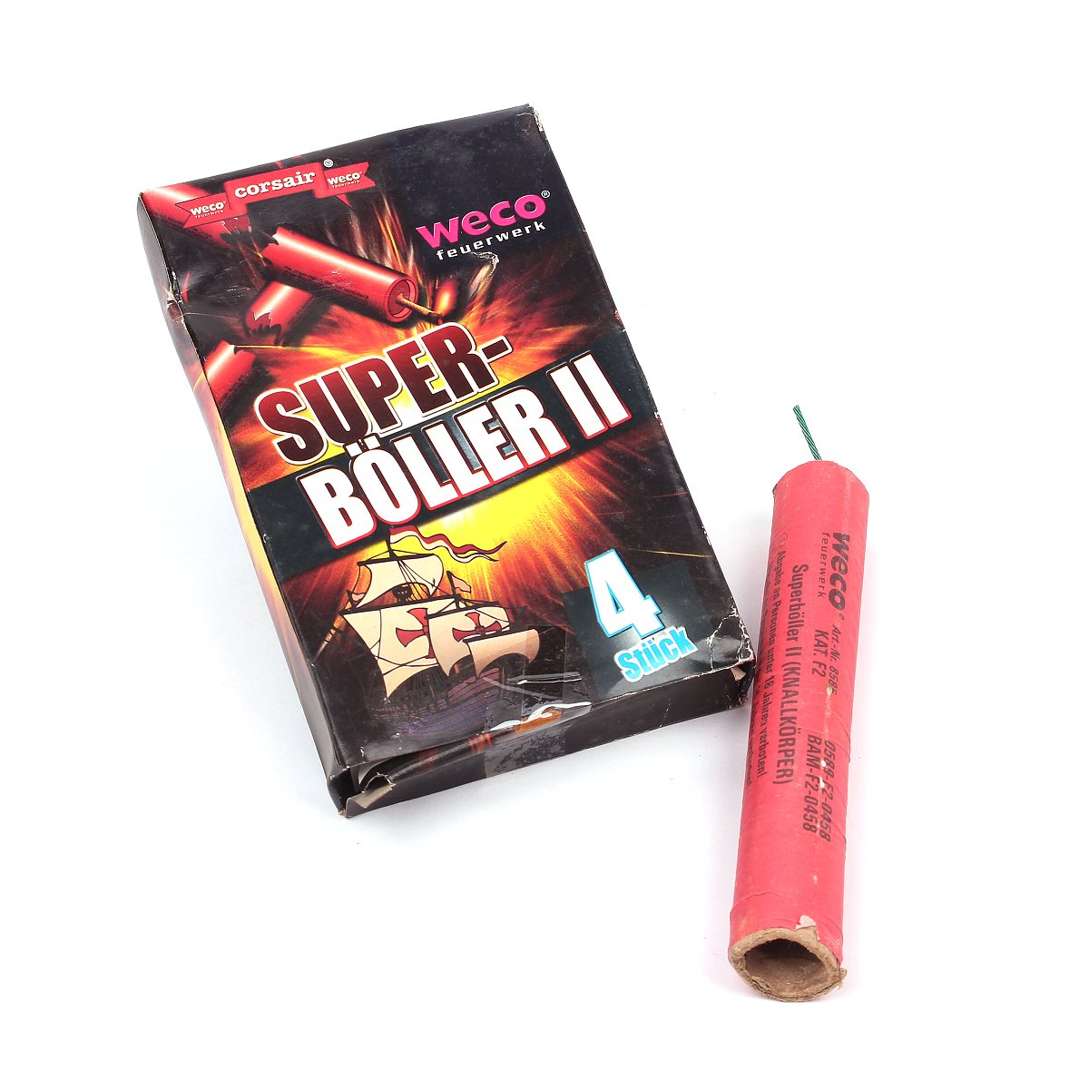 Weco Super Böller 2 Schachtel - Feuerwerksvitrine