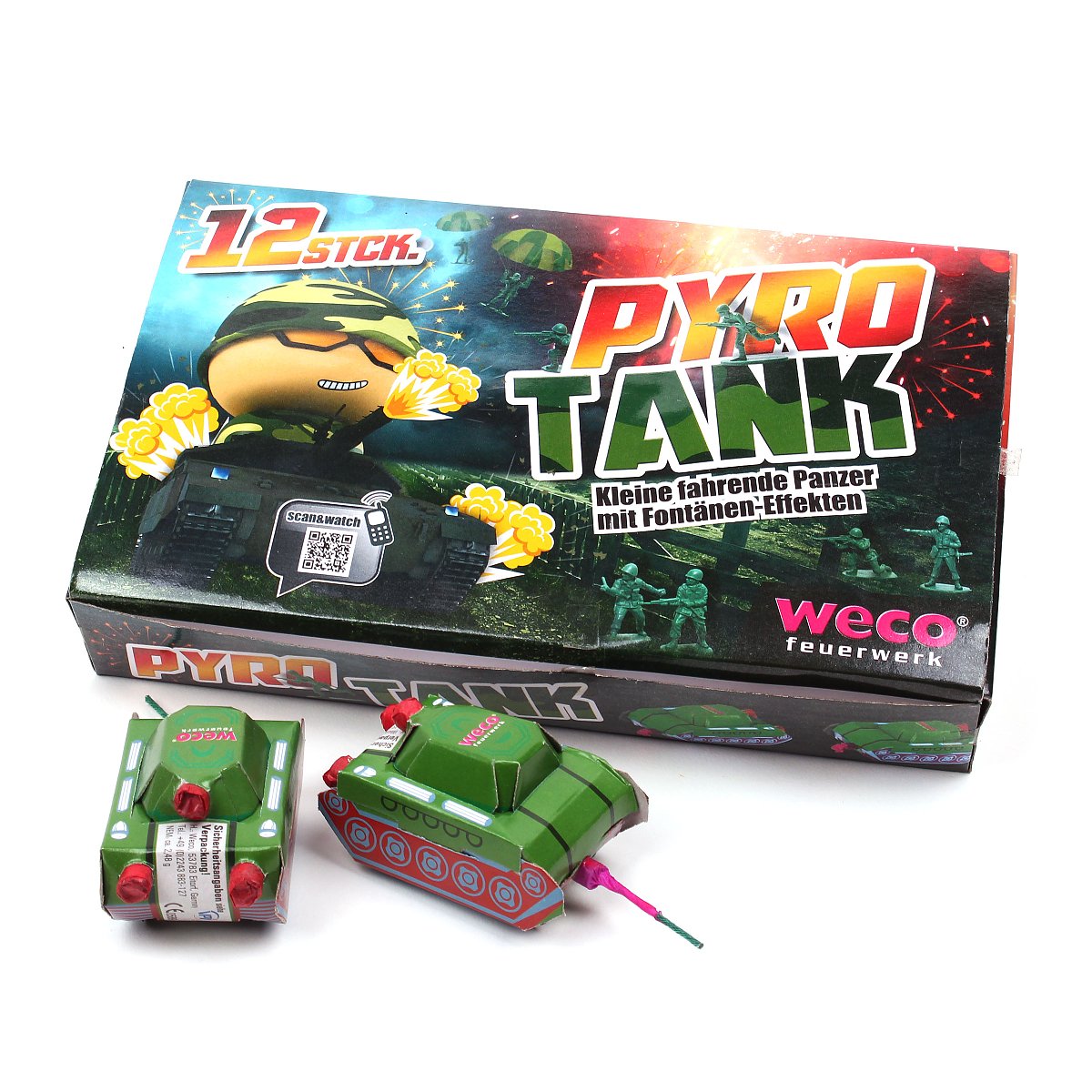 Weco Pyro Tank 12er - Feuerwerksvitrine