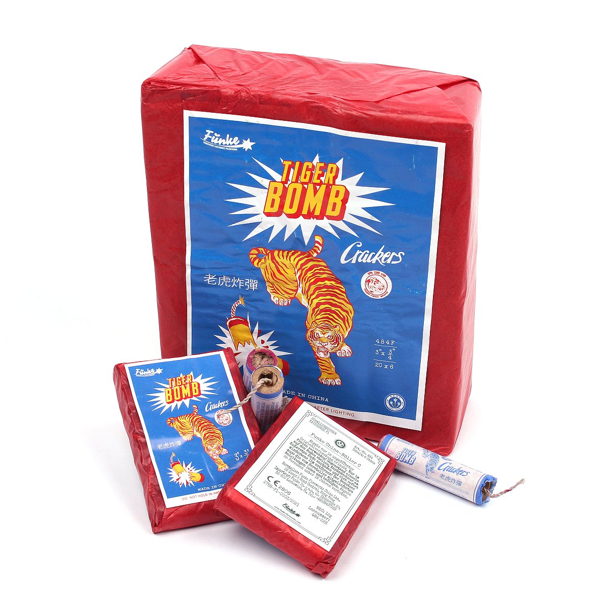 Funke Tiger Bomb China Böller C - Feuerwerksvitrine