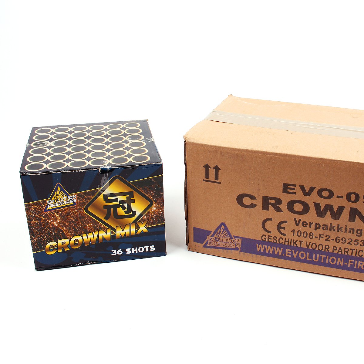 Evolution Crown Mix - Feuerwerksvitrine