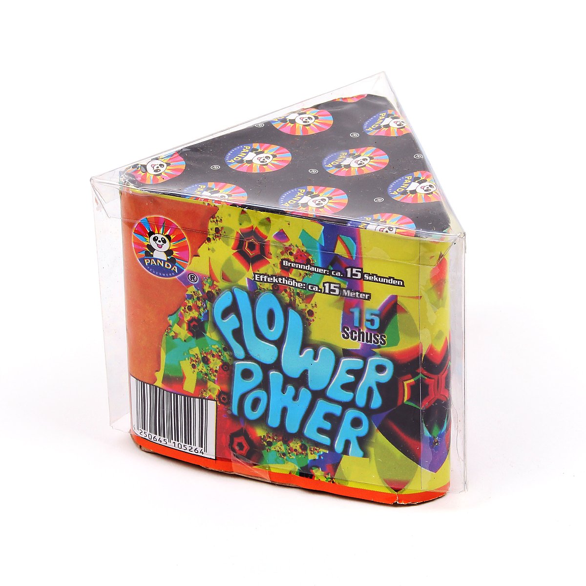 Panda Flower Power - Feuerwerksvitrine
