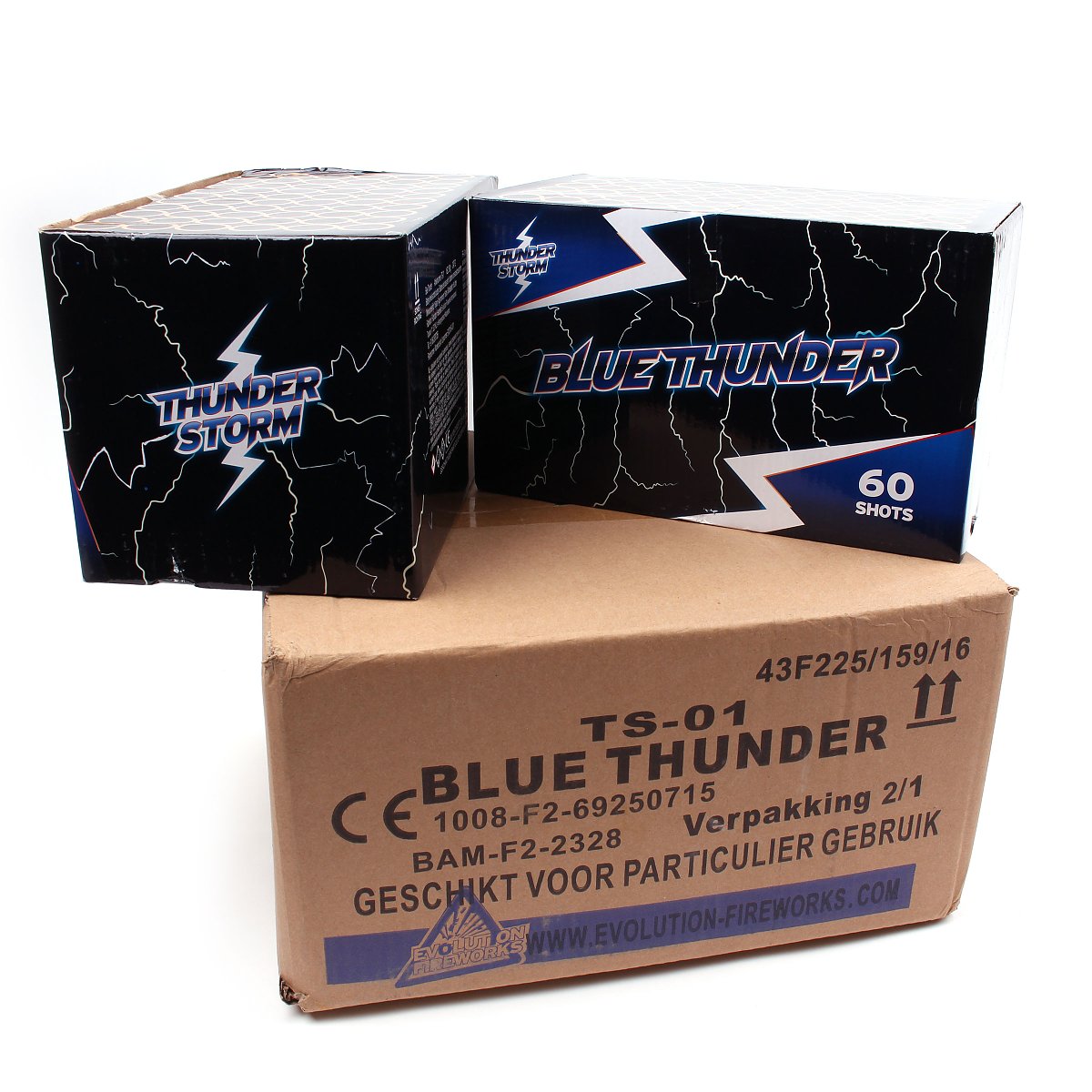 Evolution Blue Thunder - Feuerwerksvitrine