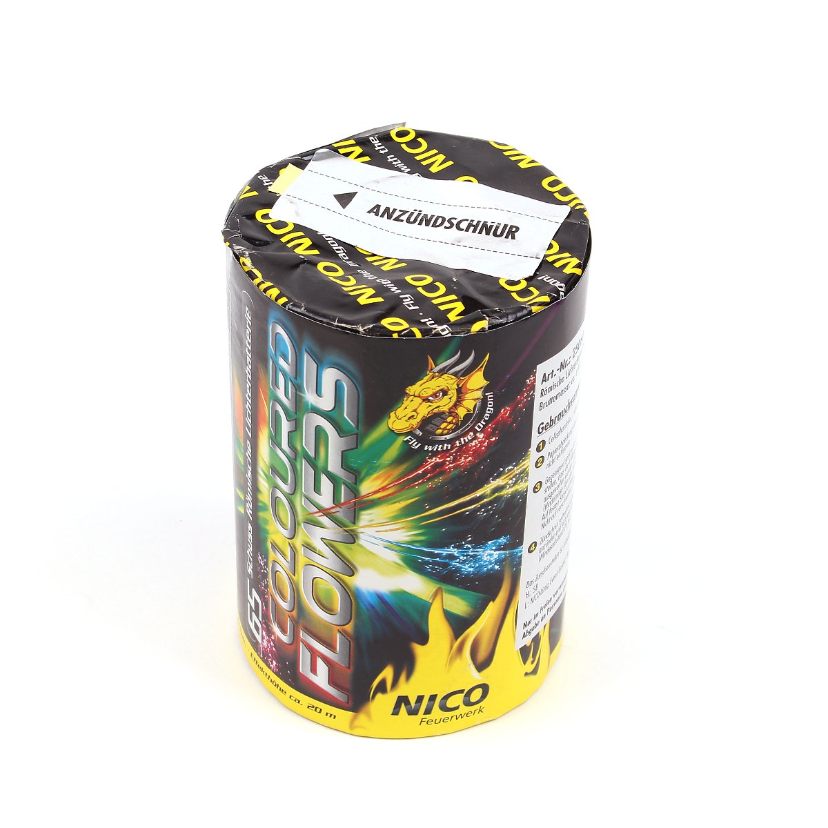 Nico Coloured Flowers - Feuerwerksvitrine