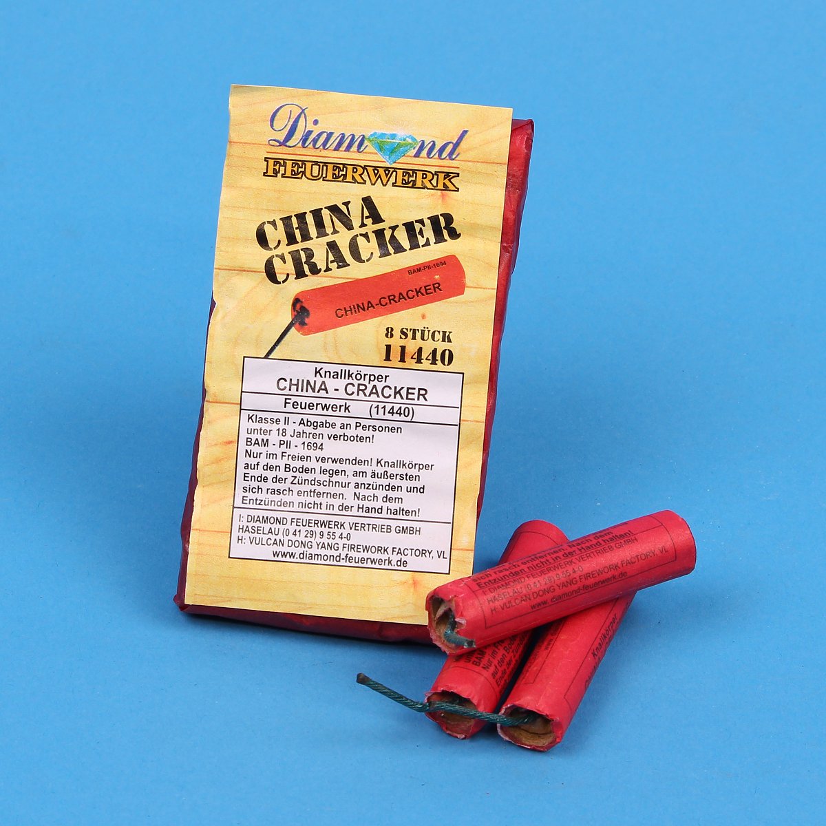 Diamond Pyro Cracker letzte Ausführung - Feuerwerksvitrine