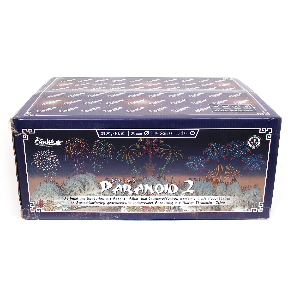 Funke Paranoid 2 Verbundfeuerwerk 1.3G - Feuerwerksvitrine