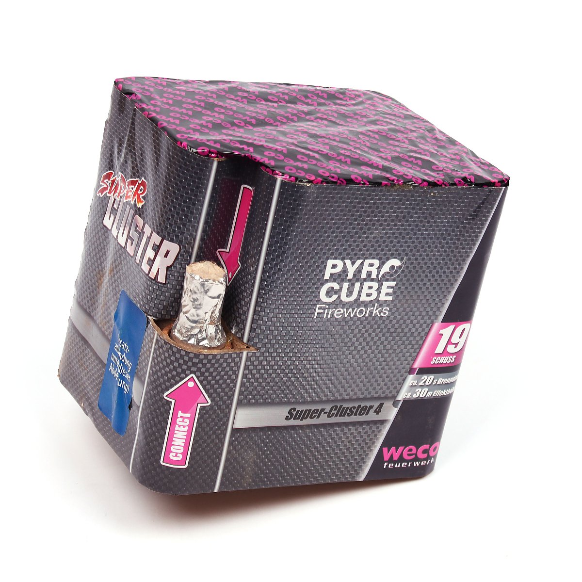Weco Super Pyro Cube Fireworks - Feuerwerksvitrine