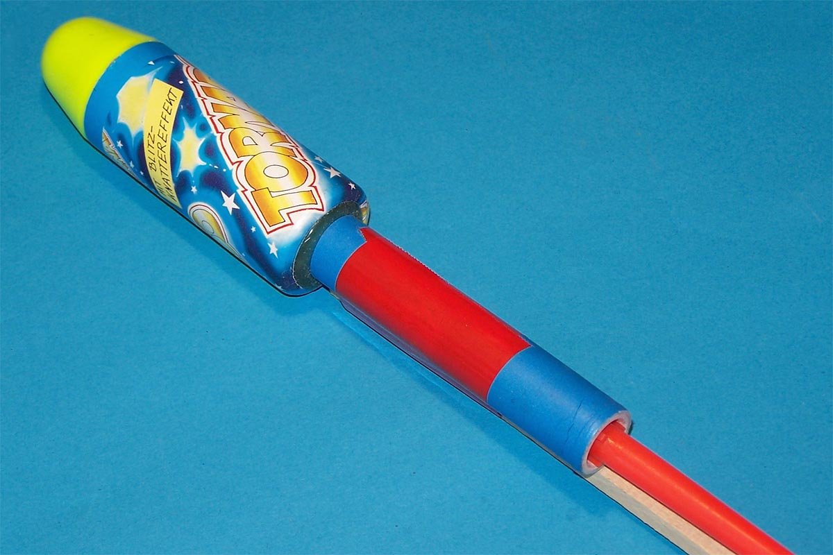 Weco Tornado-Rakete - Feuerwerksvitrine