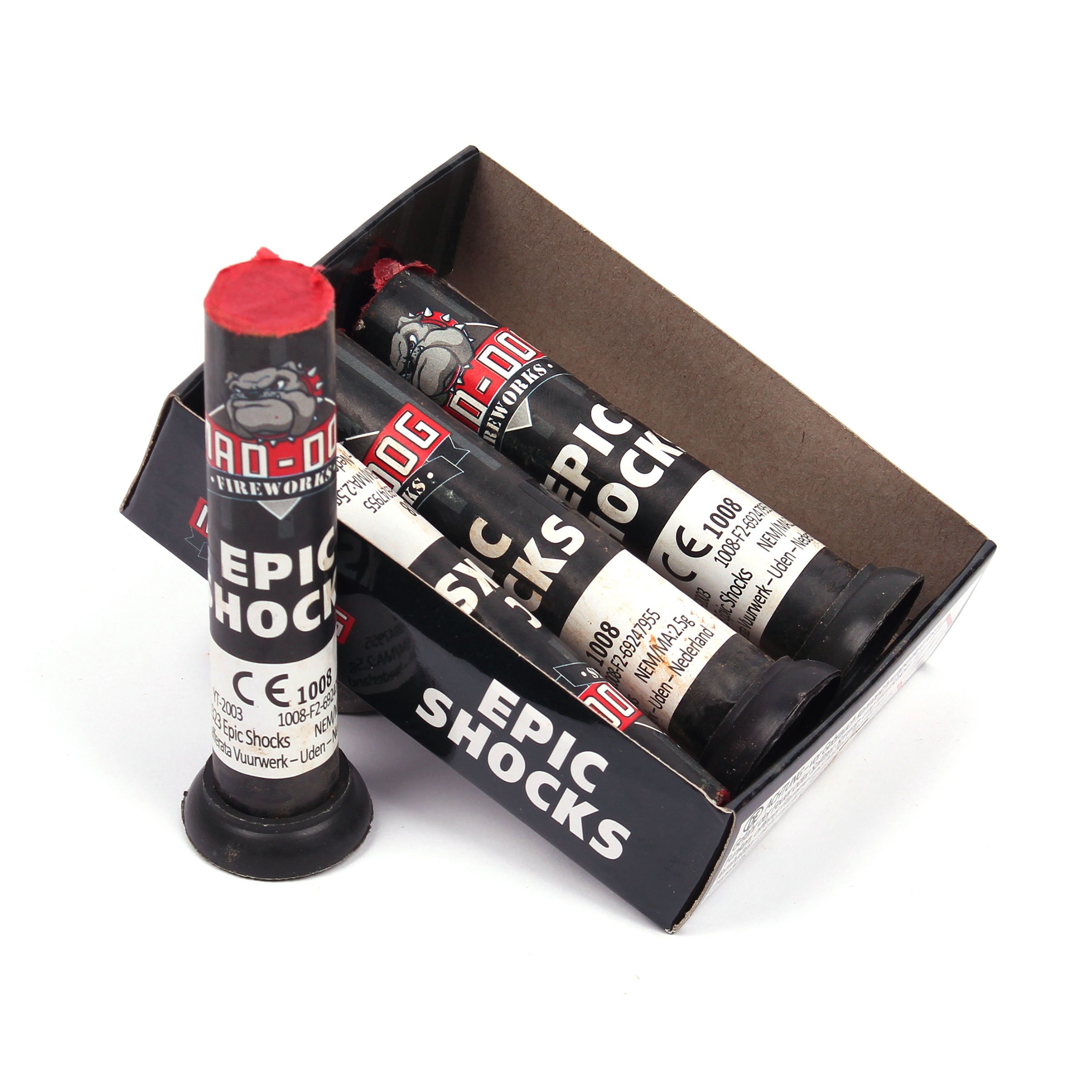 Cafferata Mad Dog Epic Shocks - Feuerwerksvitrine