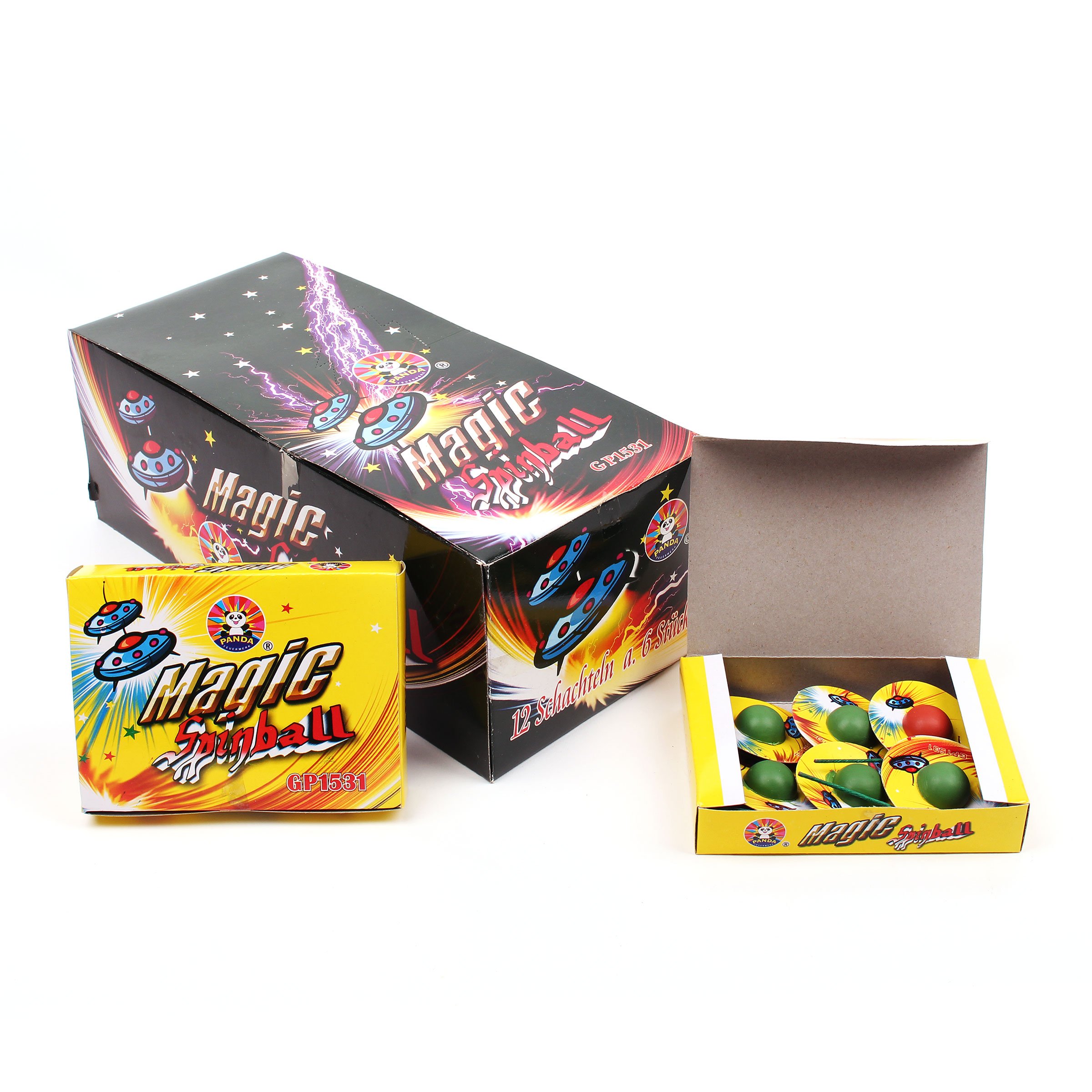 Panda Magic Spinball - Feuerwerksvitrine