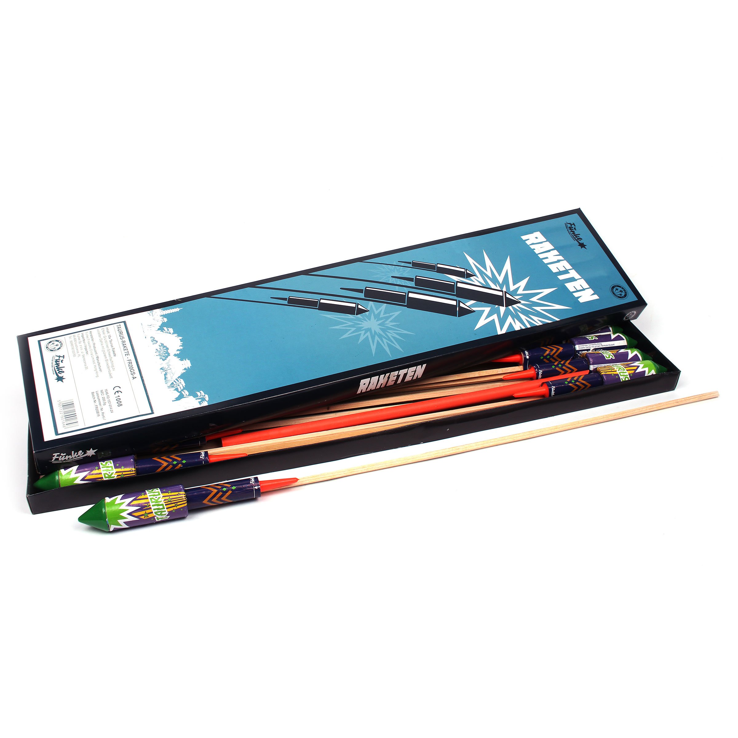 Funke Taurus Raketen 10er Schachtel - Feuerwerksvitrine