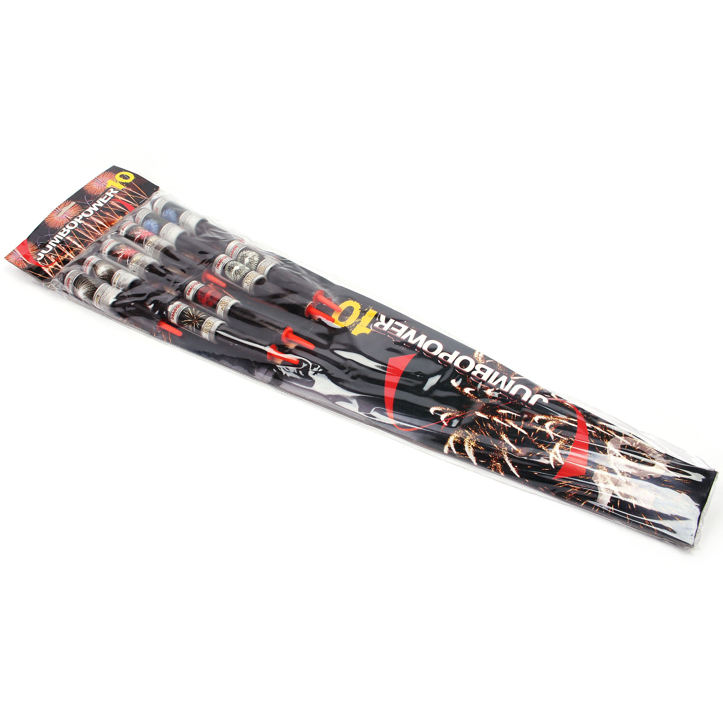 Weco GBV Jumbo Power 10 Rockets - Feuerwerksvitrine