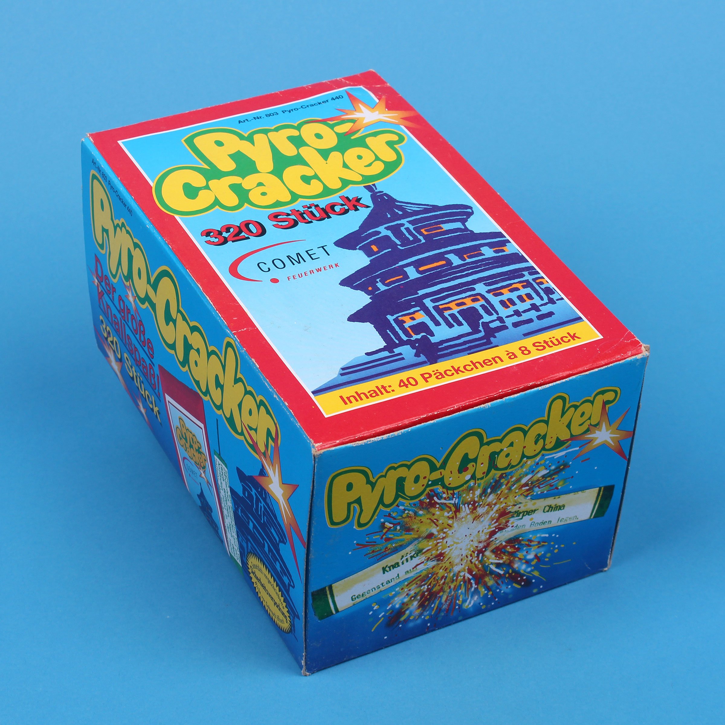 Comet Pyro Cracker Umkarton Pagode - Feuerwerksvitrine