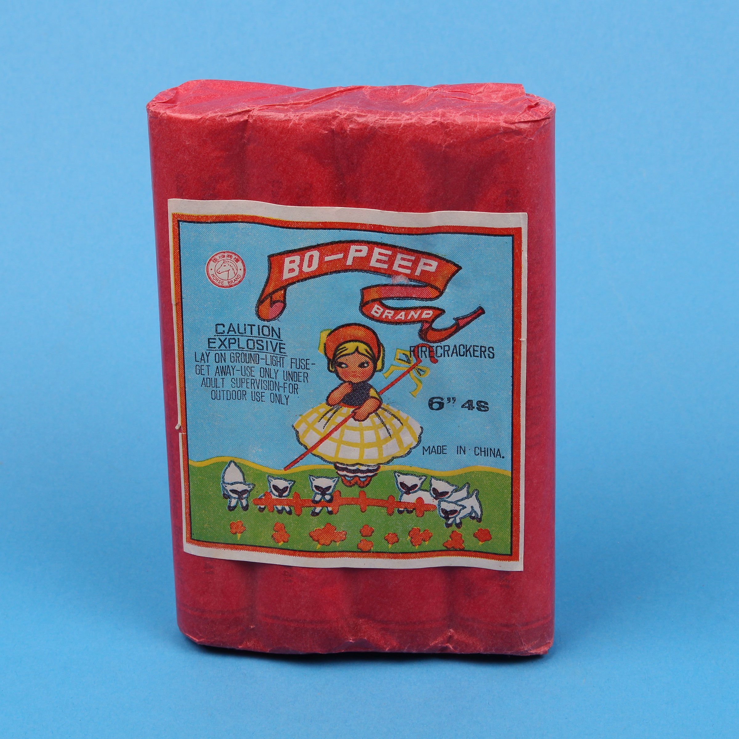 G.R. Super Böller II Bo Peep Horse Brand 80er Jahre - Feuerwerksvitrine